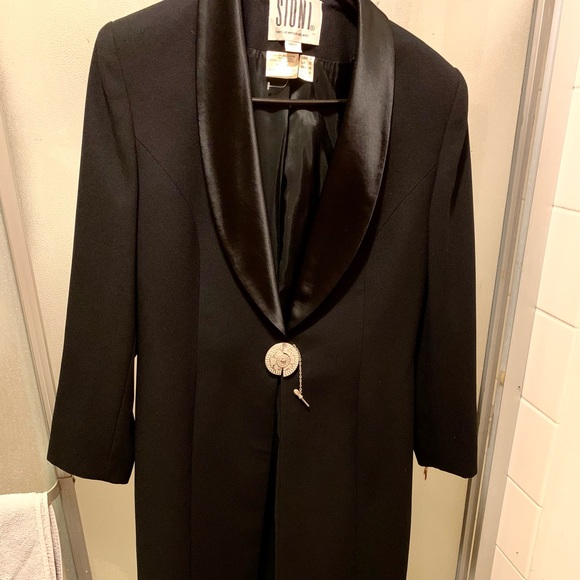 Sioni | Jackets & Coats | Vintage Sioni Tuxedo Trench | Poshmark